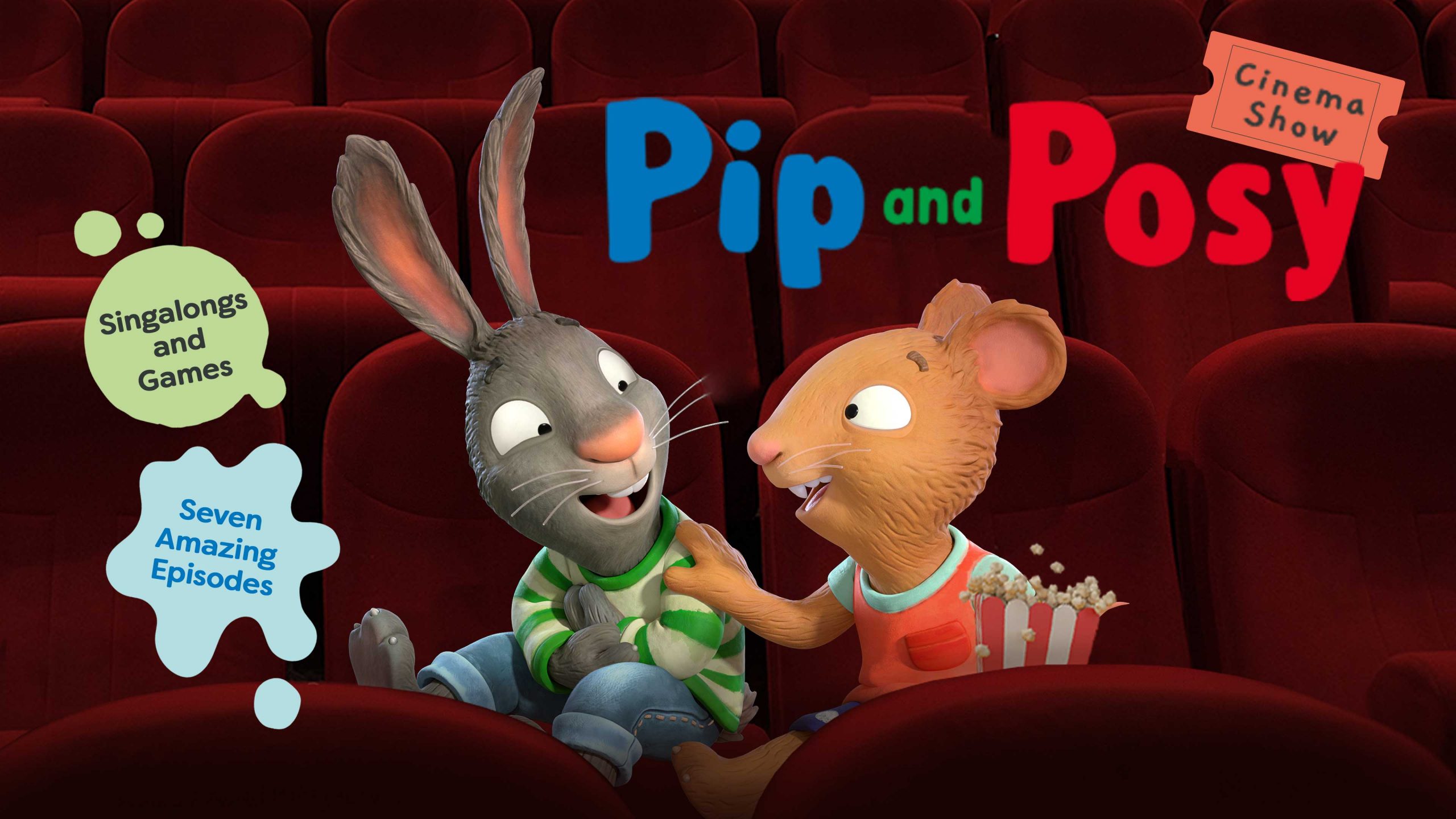 Pip and Posy Head to the Cinema - Pip and Posy